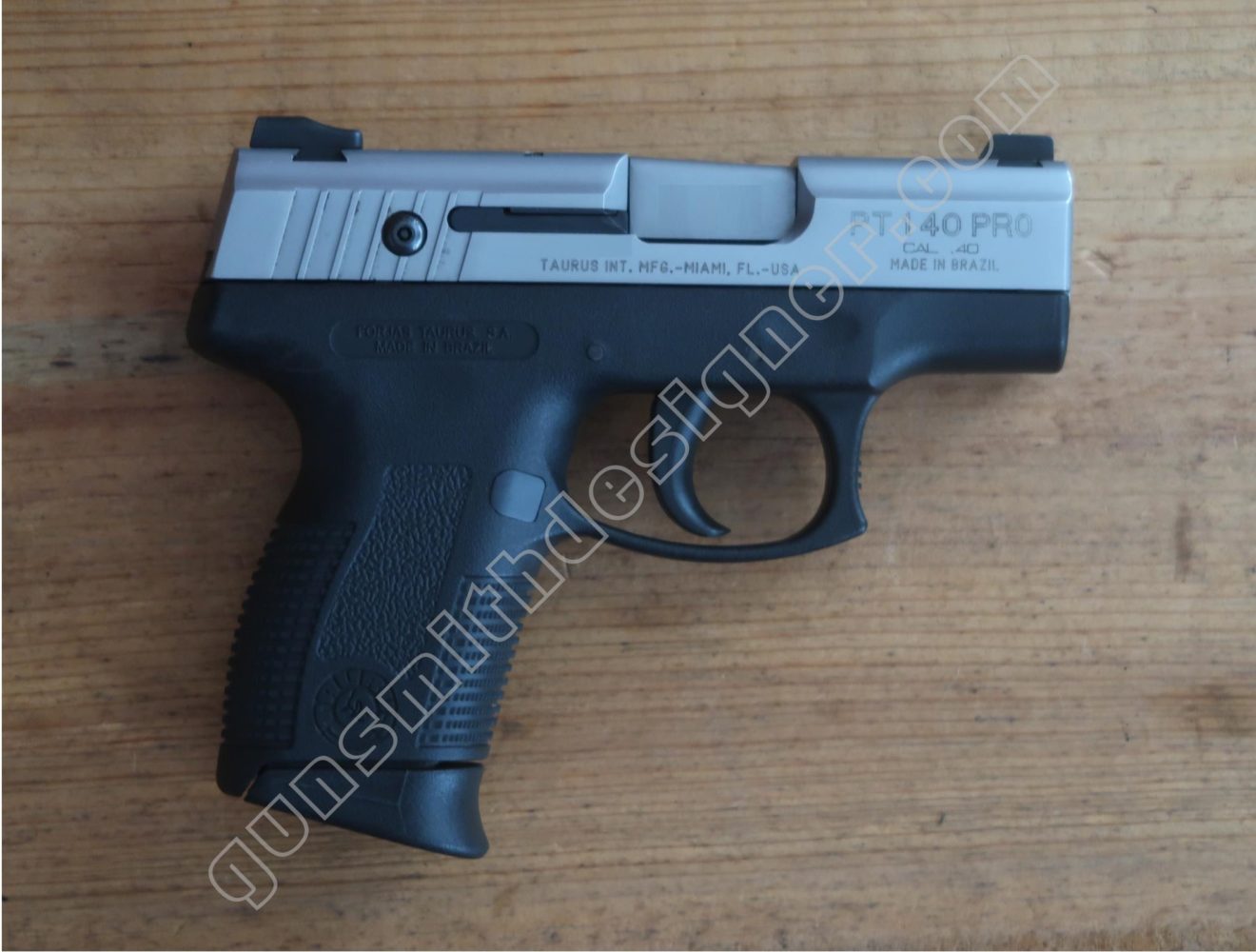 Le pistolet Taurus PT 140 pro millenium en 40 s/w - gunsmithdesigner.comgunsmithdesigner.com